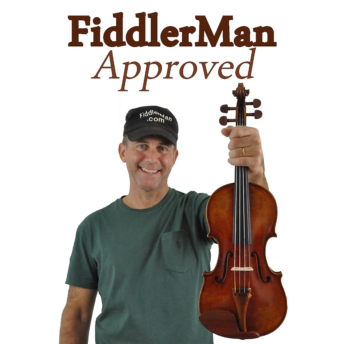 Fiddlerman Wood Violin Shoulder Rest for 4/4 and 3/4 with Collapsible and Height Adjustable Feet