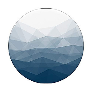 Blue Sea Sky Geometric Abstract Graphic For Men & Women PopSockets Swappable PopGrip