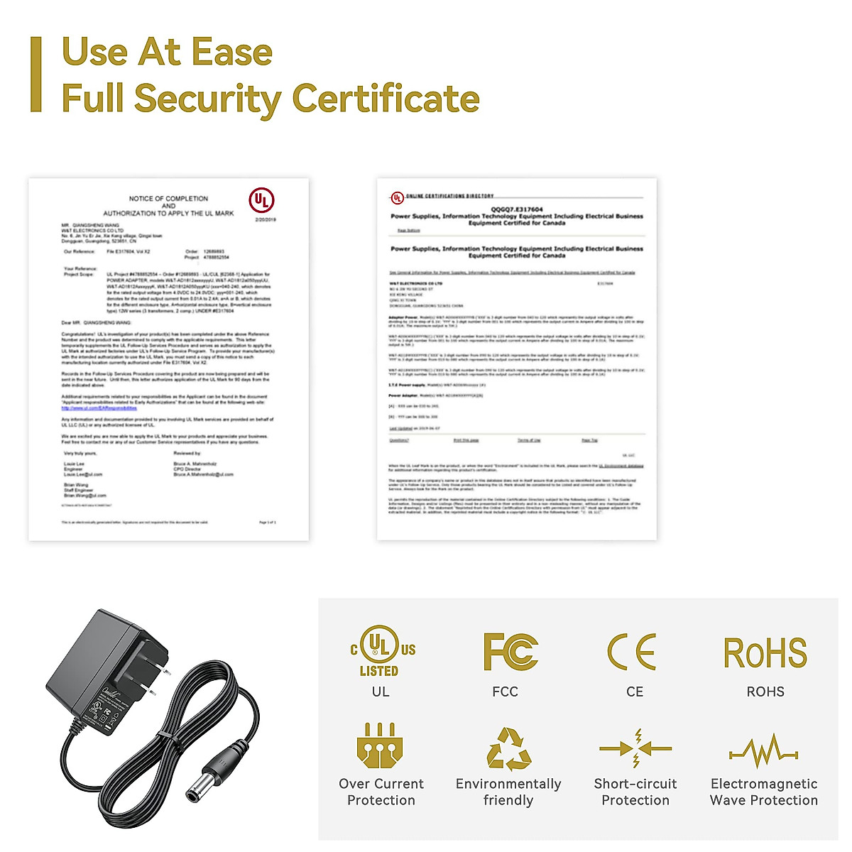Omilik 9V AC Power Adapter Fits for Zoom AD-16A/D AC Adapter for Zoom Guitar Pedals G1on, G1Xon, G2Nu, G2.1Nu, G3, G3X, G5, G1N, G1XN Compatible with Zoom AD-0006A/D RhythmTrak RFX-300 Multi Effects