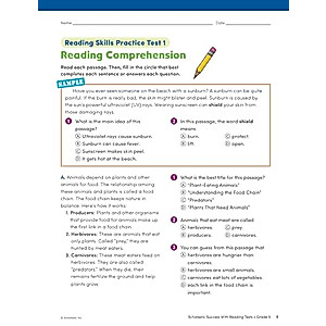 Scholastic Success with Reading Tests Grade 5 Workbook