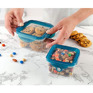 Handy Gourmet Flexi-Top Reusable Containers, BPA Free - Square, Set of 2