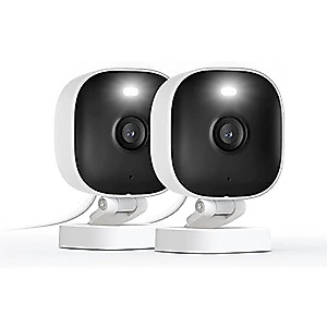 VIMTAG Mini G3 Outdoor/Indoor Cameras for Home Security with Full-Color Night Vision Spotlight, Plug-in Outside Cam with 24/7 Record& IP65 Waterproof, Cloud/SD Storage, Works with 2.4Ghz WiFi & Alexa