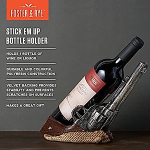Foster & Rye 3355 Stick Em Up Bottle Holder Set of 1 Multicolor, Metallic