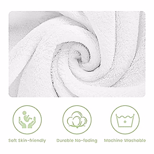 M&G House Newborn Photography Props Bathrobes Outfits Baby Photo Prop Robe Bath Towel Costume Sets Boy Girl Baby Photoshoot Props 0-6 Months(White)