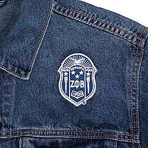 Desert Cactus Zeta Phi Beta Sorority Patch Embroidered Appliqué Patch Sew or Iron On Blazer Jacket Bag (Design 1) (3 inches)