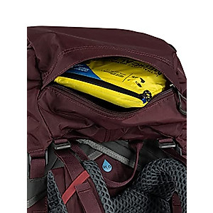 Osprey Kyte 58L Women's Backpacking Backpack with Hipbelt, Elderberry Purple, WM/L