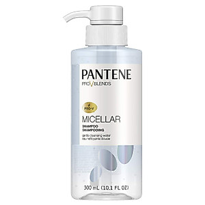 Pantene Shampoo Micellar Gentle 10.1 Ounce Pump (300ml) (2 Pack)