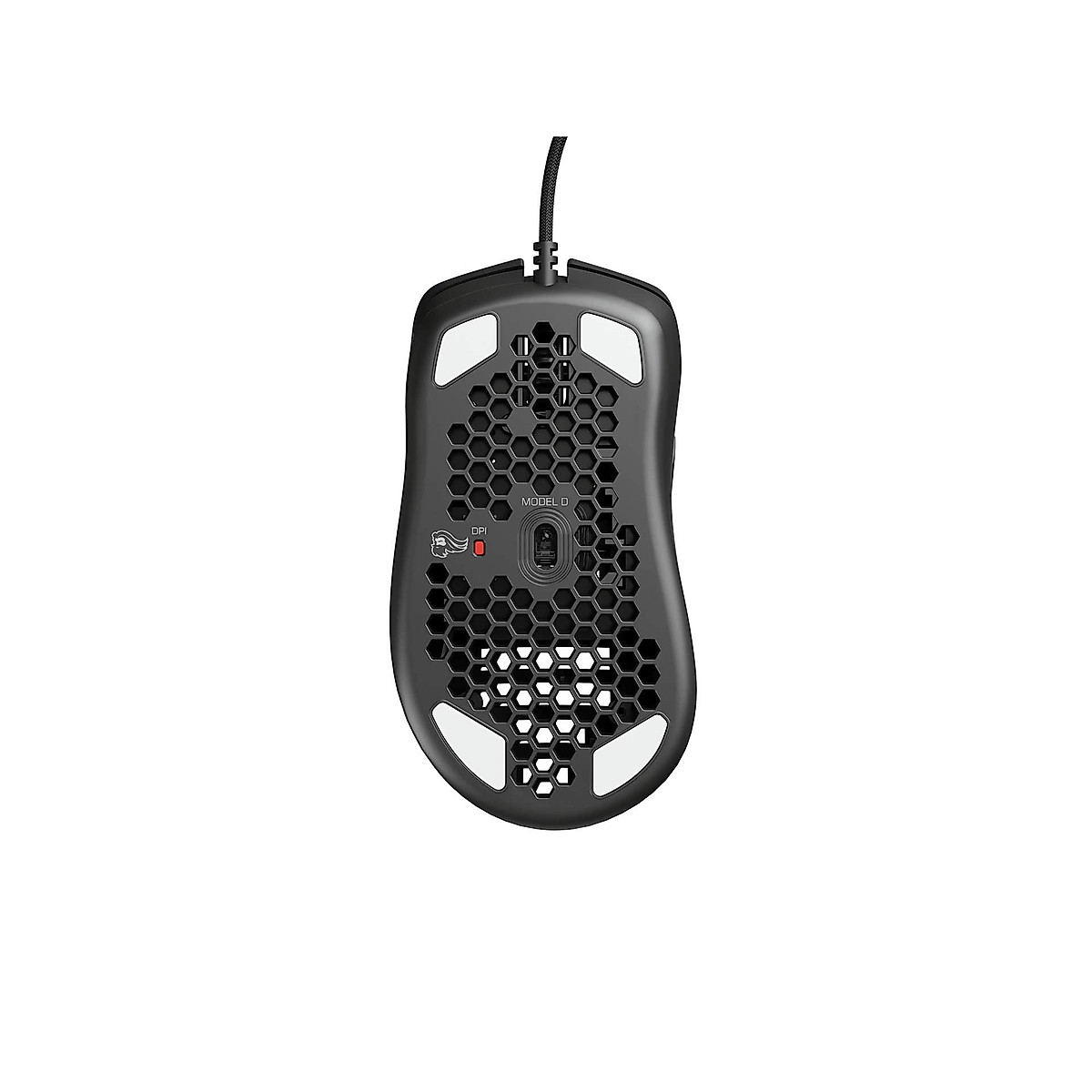 Glorious Gaming Model D Wired Gaming Mouse - 68g Superlight Honeycomb Design, RGB, Ergonomic, Pixart 3360 Sensor, Omron Switches, PTFE Feet, 6 Buttons - Matte Black