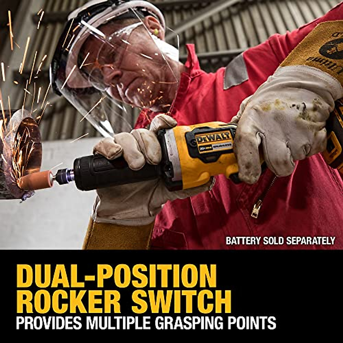 DEWALT 20V MAX* Die Grinder, Variable Speed, 1-1/2-Inch, Tool Only (DCG426B)