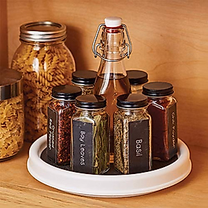 Copco Non-Skid Pantry Cabinet, 9-Inch, White/Gray