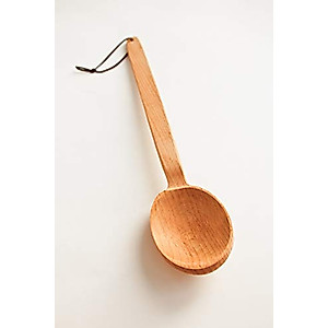 ECOSALL Heavy Duty Large Wooden Spoon 18-inch, Long Handle Cooking Spoon With a Scoop. Nonstick Big Spoon for Stirring, Mixing Cajun Crawfish Boil, Wall Décor. Super Strong Sturdy Giant Hardwood Spoon