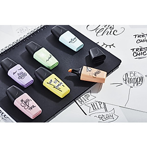 Highlighter - STABILO BOSS MINI Pastellove Wallet of 6 Assorted Colours