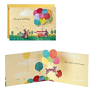 Hallmark Paper Wonder Pop Up Birthday Card (Get Carried Away)