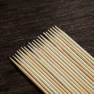 300 Bamboo Wooden Toothpicks,Sturdy Safe Toothpick, Natural Wood Toothpicks,Used for Party, Appetizer, Barbecue, Fruit, Teeth Cleaning Toothpicks(1 Pack/300 Piece)