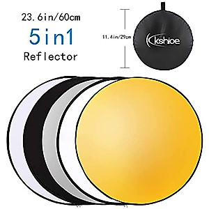 Kshioe Photography Lighting Kit, Umbrella Softbox Set Continuous Lighting with 6.5ftx9.8ft Background Stand Backdrop Support System for Photo Studio Product, Portrait and Video Shooting