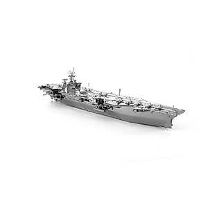 Fascinations Metal Earth ICONX USS Theodore Roosevelt CVN-71 3D Metal Model Kit