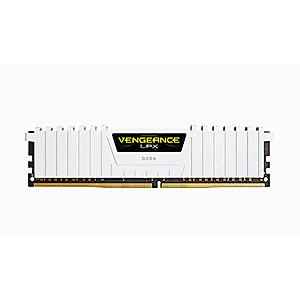 CORSAIR Vengeance LPX 16GB (2x8GB) DDR4 3200 (PC4-25600) C16 for DDR4 Systems - White