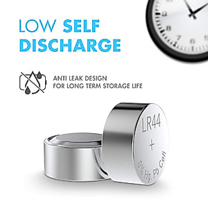 Tenergy 1.5 Volt Battery LR44, Button Cell LR44, ag13/LR44 Batteries Equivalent, Ideal for Watches, Laser Pointers, Small Toys, Portable Electronics, and More, 20 Pack