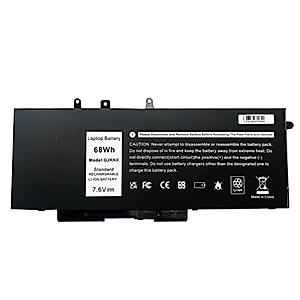 DCH GJKNX 68wh Laptop Battery Replacement for Latitude 5580 5480 5280 Precision 3520 Precision 15 3520 GD1JP Battery（7.6V）