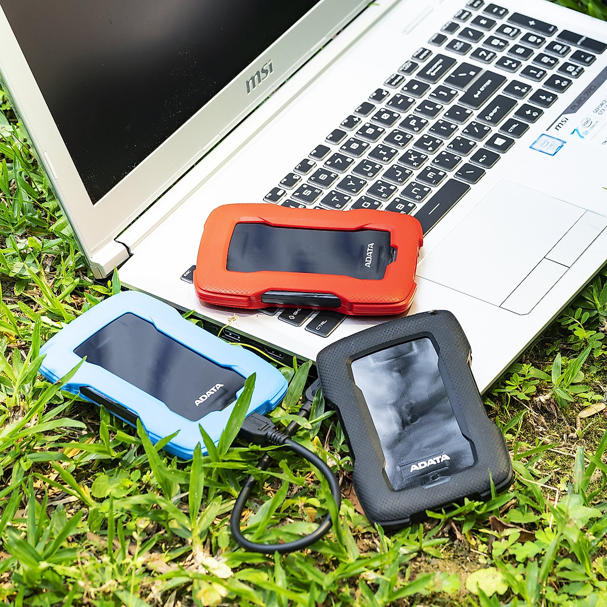 ADATA HD330 4TB USB 3.1 Shock-Resistant Extra Slim External Hard Drive Black (AHD330-4TU31-CBK)