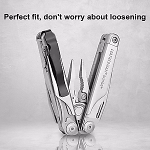 iGuerburn Pocket Clips for Leatherman Surge, Surge Pocket Clip as Leatherman Surge Accessories - (Not for Other Leatherman Models) - Black