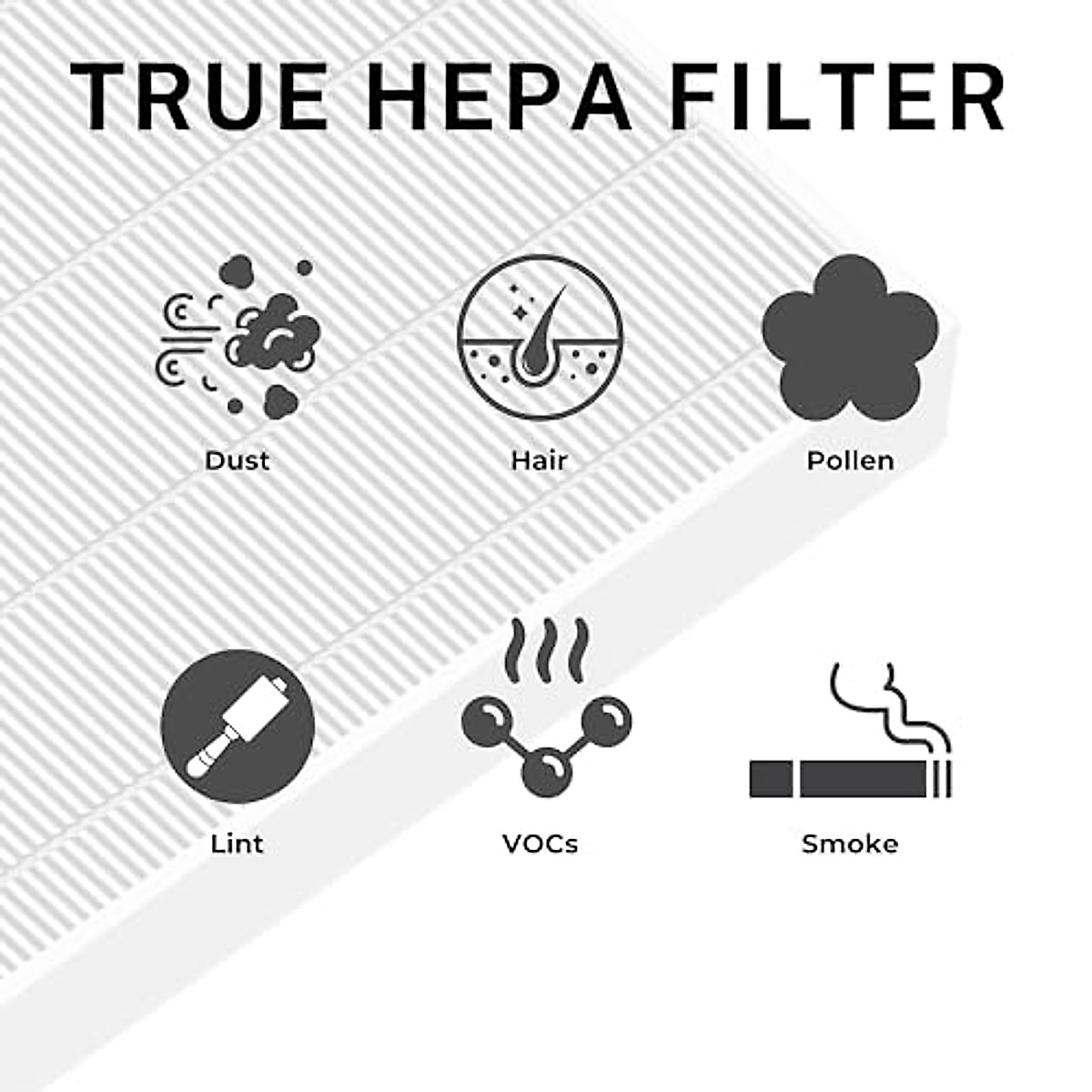 Nispira C545 HEPA Filter Replacement Ture HPEA For Winix C545 Air Purifier, P150, B151, 9300, Part Filter S 1712-0096-00 & 2522-0058-00, 113050 1 Set