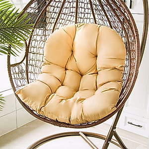 Samtiny Hammock Swing Chair Cushion, Hanging Basket Seat Cushion Pillow, Soft Hanging Egg Chair Back Cushions Pads, for Indoor and Outdoor Garden Offices