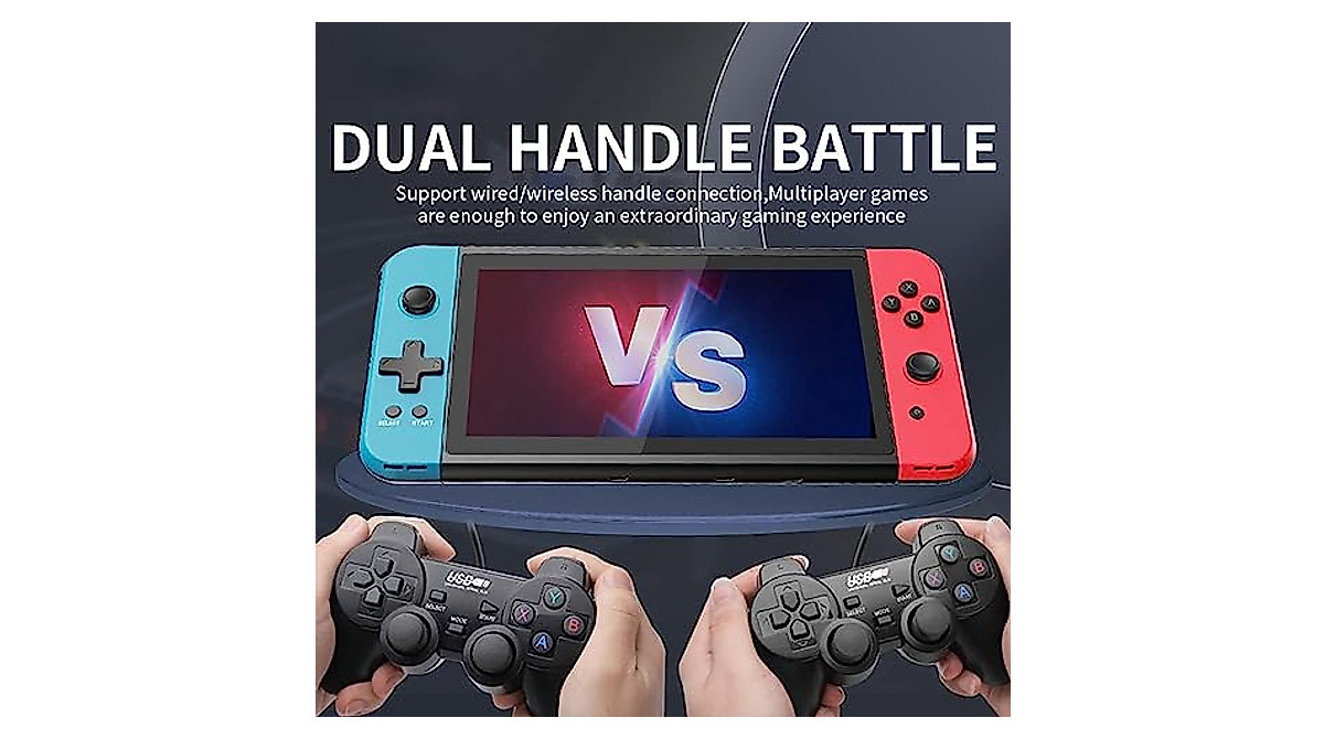 FAiruo X70 Handheld Game Console - 7.0-inch, HDMI, Long Battery
