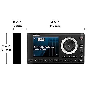 SiriusXM Onyx Plus Satellite Radio w/ Vehicle Kit, Enjoy SiriusXM Through your Existing Car Stereo for as Low as $5/month + $60 Service Card with Activation