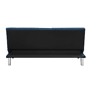 Lifestyle Solutions Maryland Convertible Sectional Sofa, Navy Blue