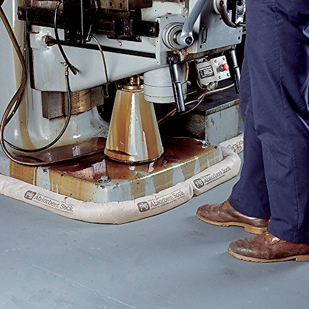 New Pig Original Absorbent Sock - 20 Socks - 3" x 42" - Absorbs up to 64 oz per Sock - 204