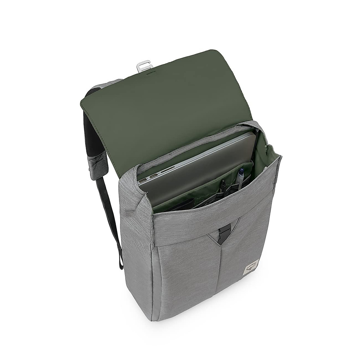 Osprey Arcane Flap Laptop Backpack, Medium Grey Heather