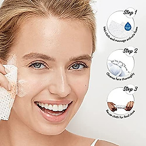 Olay Daily Facial Cleansing Cloths for a Deeply Purifying Clean, Makeup Remover, 33 Count (Pack of 3)