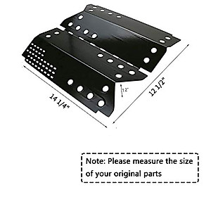Htanch PN4332 (2-Pack) SA4331(4-Pack) Repair Kit Replacement for Stok SGP4330SB, SGP4331, SGP4130N, Stok Quattro 4 Burner Grills, Parts Gas Grill Pipe Burners Tube, Heat Plate, Crossover