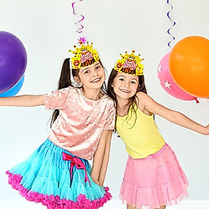 ceiba tree Birthday Crowns for Classroom Kids Bulk 30 Pcs Birthday Hats Students Birthday Party Hats Party Favors Fitted with Clasps