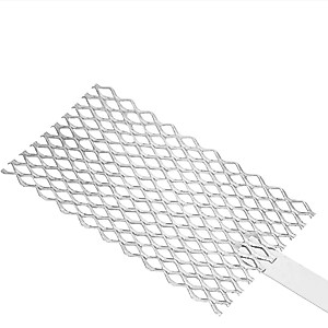 Platinized Anode, Rhodium Jewelry Plating Plater Tool Mesh with Handle, Mesh Platinized Anode Rhodium Palladium Platin Anode,Silver Plating for Jewelry