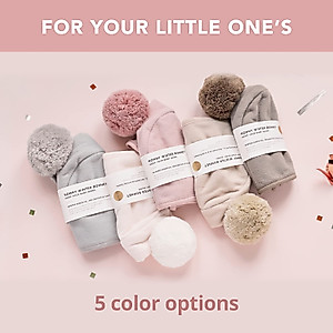 Konny Baby Fleece Winter Bonnet for Infant (Brown)