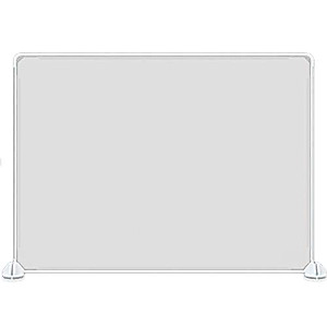 Pearlead Protective Sneeze Guard, Portable Counter Privacy Shield for Student Call Centers Offices Classrooms Library Desk Divider Easy Clamp on Screen - 15.75 x 11.81 Inch
