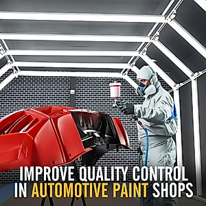 GOSLARLIT LED Tunnel Lighting, Car Detailing Tunnel for Car Care,Inflatable 6500k,110-120lm/v,100mm