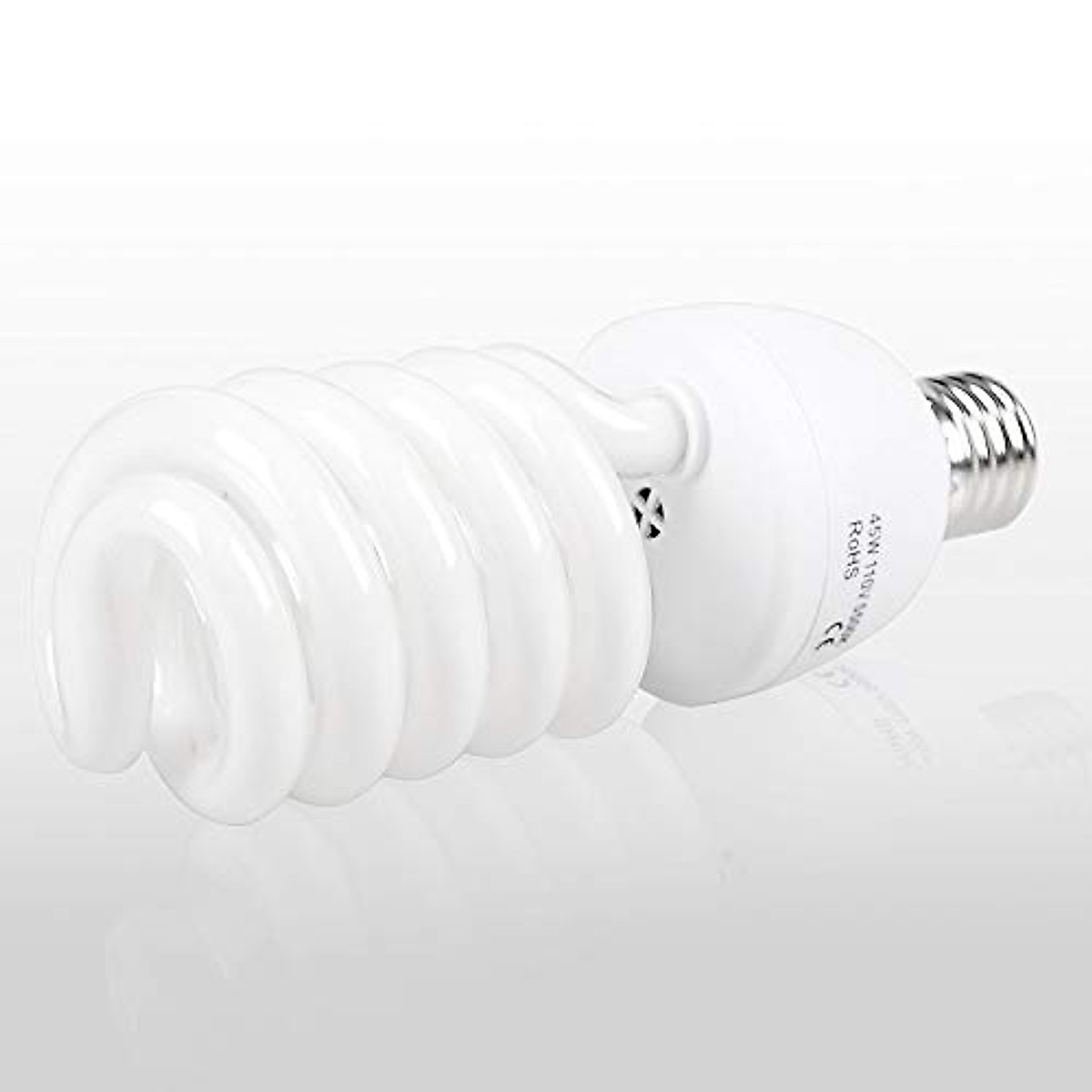 SLOW DOLPHIN Photo CFL Full Spectrum Light Bulb,4 x 45W 5500K CFL Daylight Photography Photo Video Studio Lighting(4 Packs)