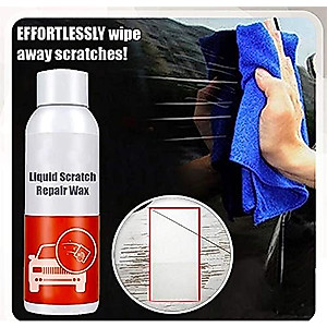 Autodoc Liquid Scratch Repair Wax,Liquid Car Polishing Agent,Anti-Scratch Hydrophobic Polish Nano Coating Agent,Car Surface Scratch Remover for Car nterior, All Surfaces (30ml)