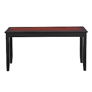 Linon Camden Table, 36" w x 20.5" d x 18" h, Cherry Coffee