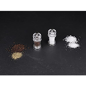 Cole & Mason Precision Grind 575 Pepper Mill, Acrylic, Clear, 10.5 cm