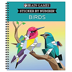Brain Games - Sticker by Number: Birds