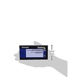 Lexmark 70C1HY0 Yellow High Yield Return Program Toner