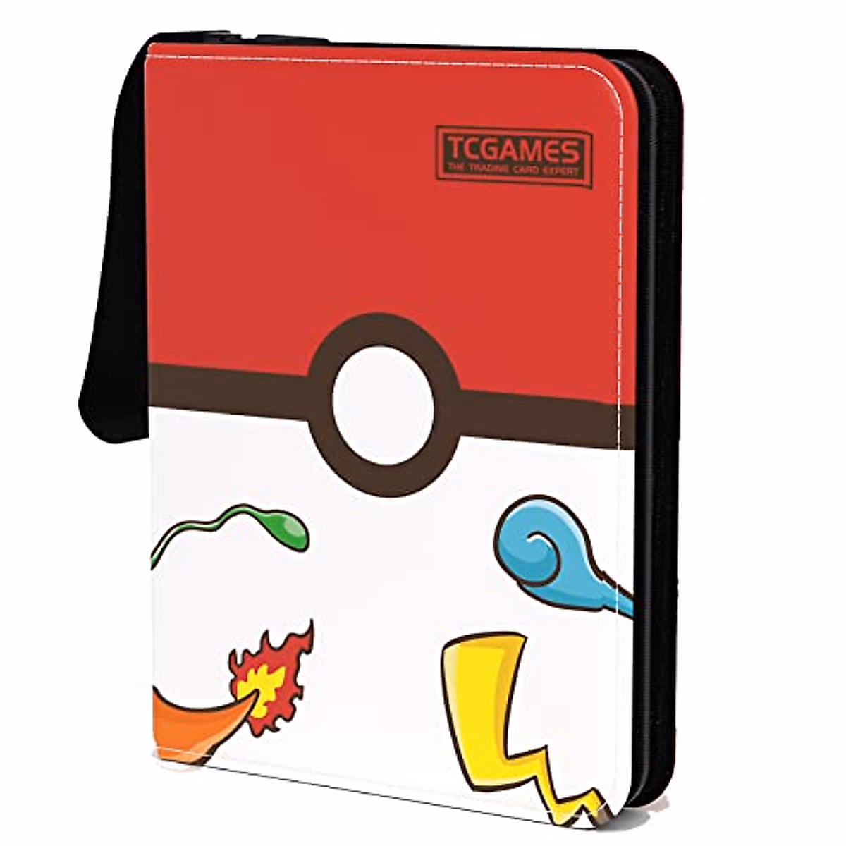 TCGAMES Card Binder 4-Pocket, 440 Pockets Card Holder Album with 55 Sleeves