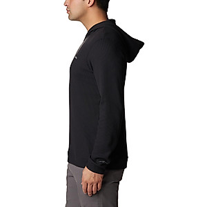 Columbia Men's Pitchstone Knit Hoodie, Black, X-Large
