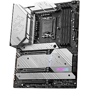 MSI Z690 Force WiFi Gaming Motherboard (ATX, 12th Gen Intel Core, LGA 1700 Socket, DDR5, PCIe 4, CFX, M.2 Slots, Wi-Fi 6E)