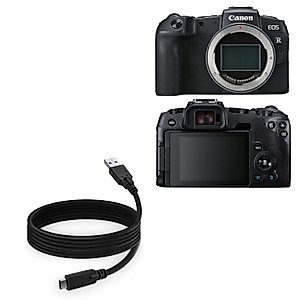BoxWave Cable Compatible with Canon EOS RP - DirectSync - USB 3.0 A to USB 3.1 Type C, USB C Charge and Sync Cable for Canon EOS RP - 6ft - Black