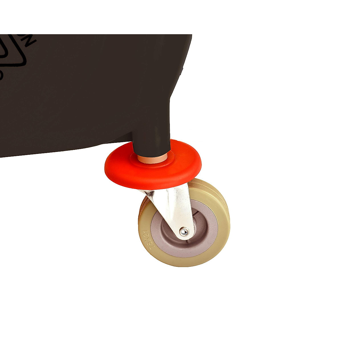 Alpine Industries Commercial Mop Bucket with Side Press Wringer - Mop Bucket with Wheels - Perfect for School, Offices, Resturants, Restrooms - 36 Qt - Brown